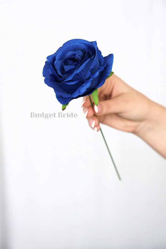 15 Royal Blue Rose Stems - $90.00 – Budget-Bride